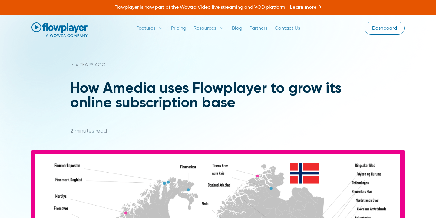 How Amedia uses Flowplayer to grow its online subscription base ...