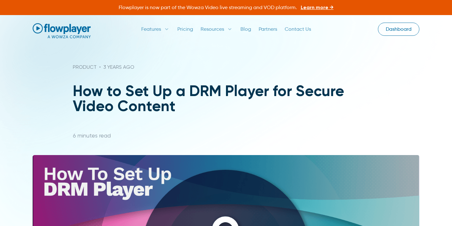 How to Set Up a DRM Player for Secure Video Content | Flowplayer