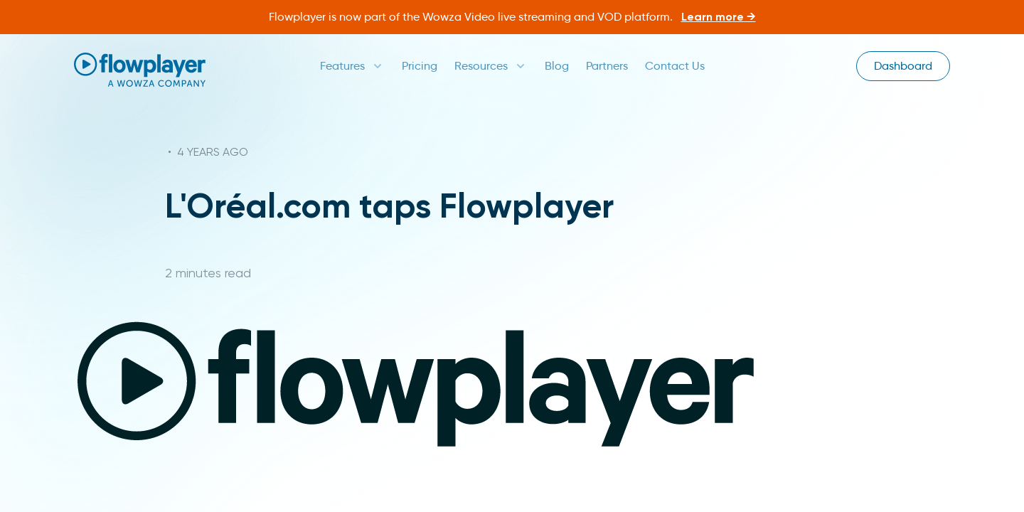 L'Oréal.com taps Flowplayer | Flowplayer