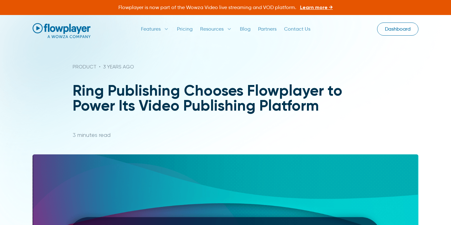 Ring Publishing Chooses Flowplayer to Power Its Video Publishing ...