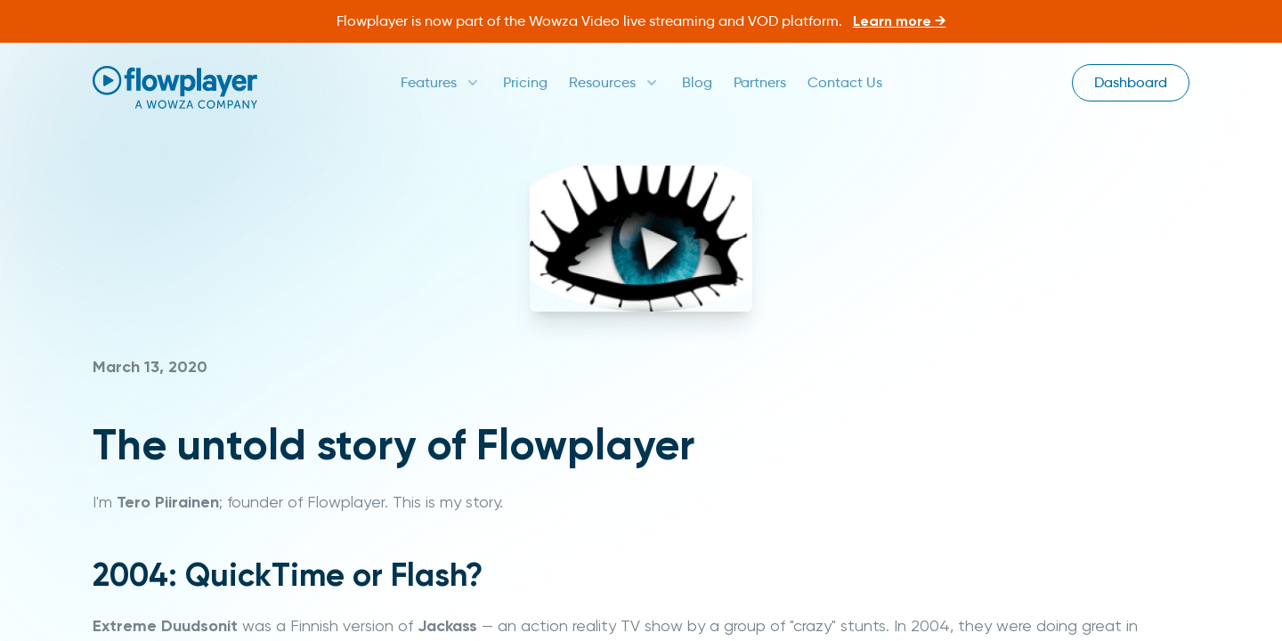 The untold story of Flowplayer | Flowplayer