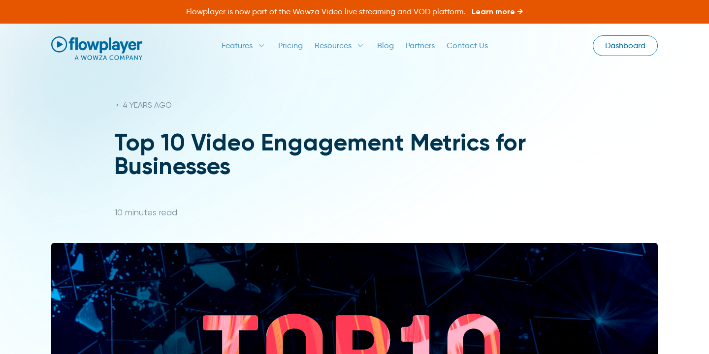 Top 10 Video Engagement Metrics for Businesses | Flowplayer