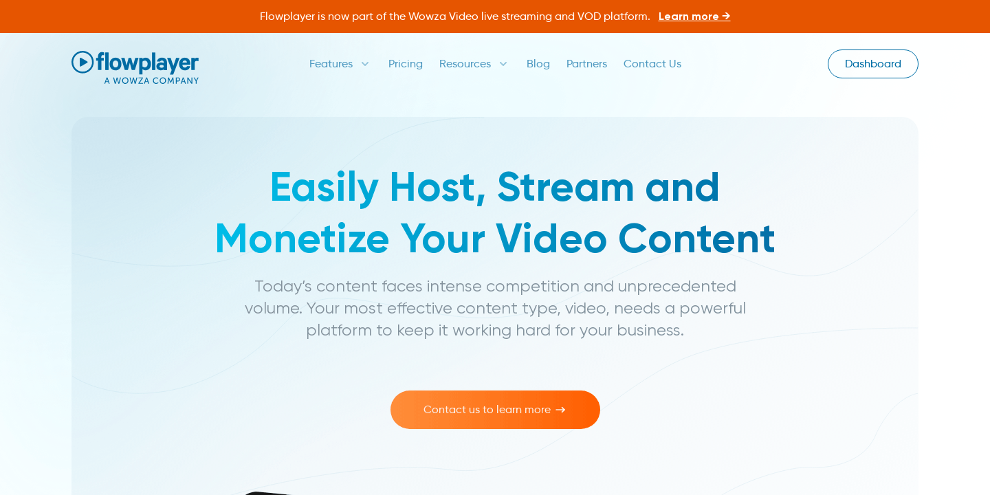 On Demand Video Hosting | Flowplayer