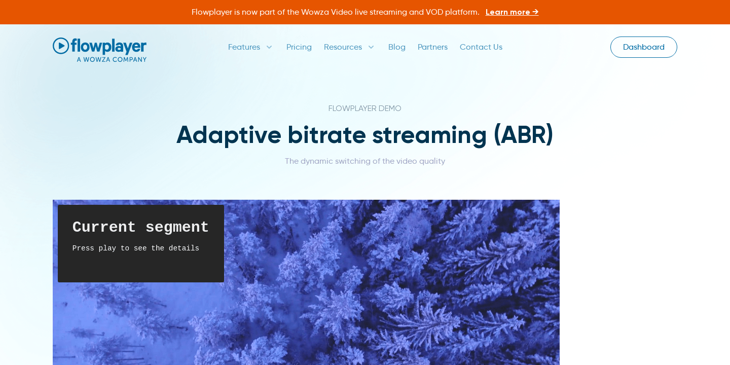 Adaptive bitrate streaming (ABR) | Flowplayer