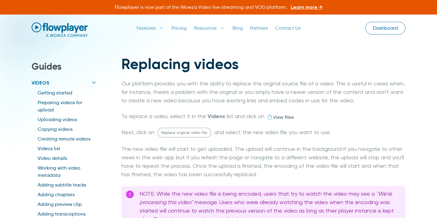 Flowplayer Change Logo Video Thumbnails | Flowplayer